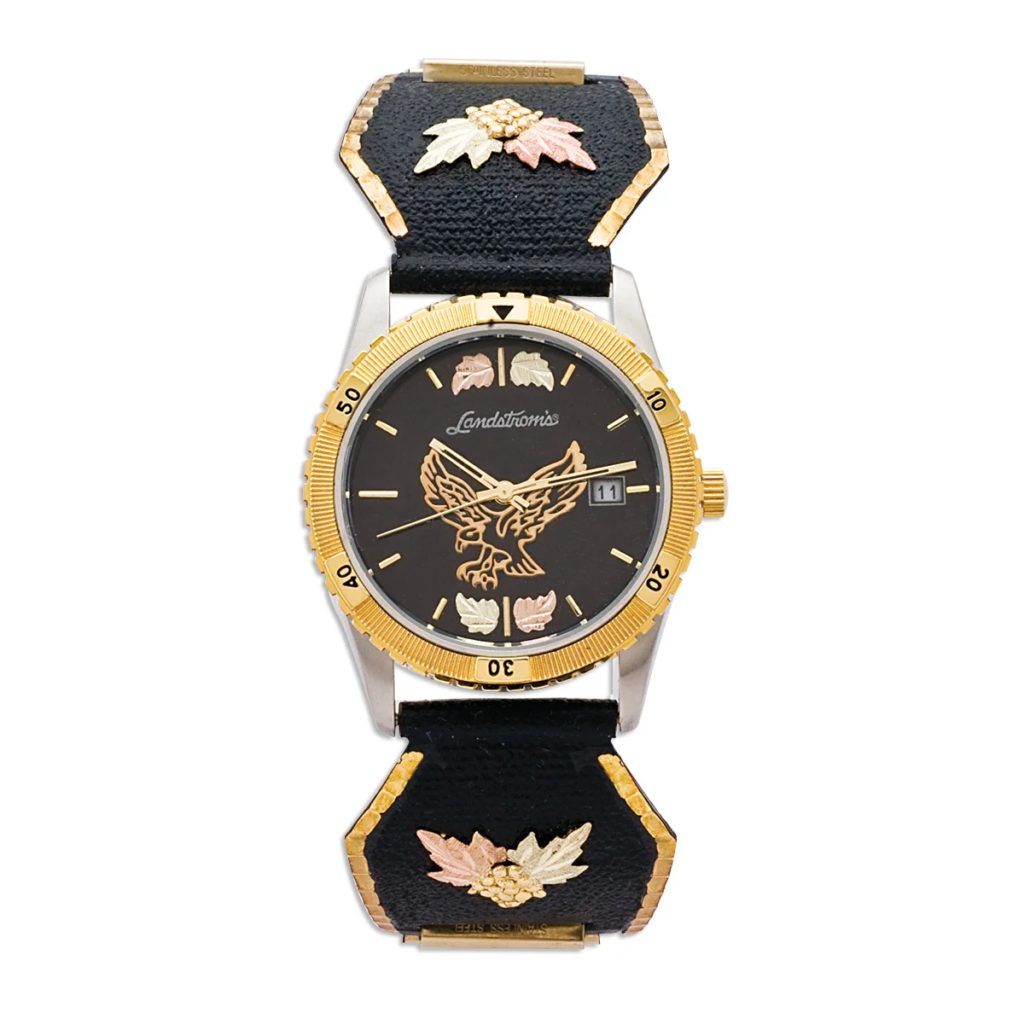 Landstroms Mens Eagle Watch with Black Powder Coated Band - G LM9218/M531
