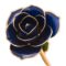 Midnight Blue Gold Dippsed Rose