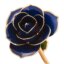 Midnight Blue Gold Dippsed Rose