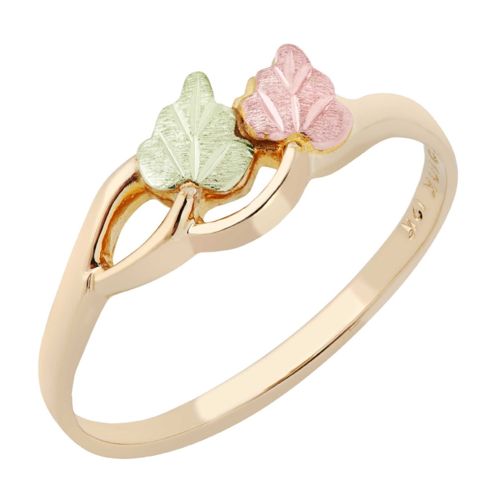 Ladies Black Hills Gold Diamond Halo Engagement Ring - G LWR942AD