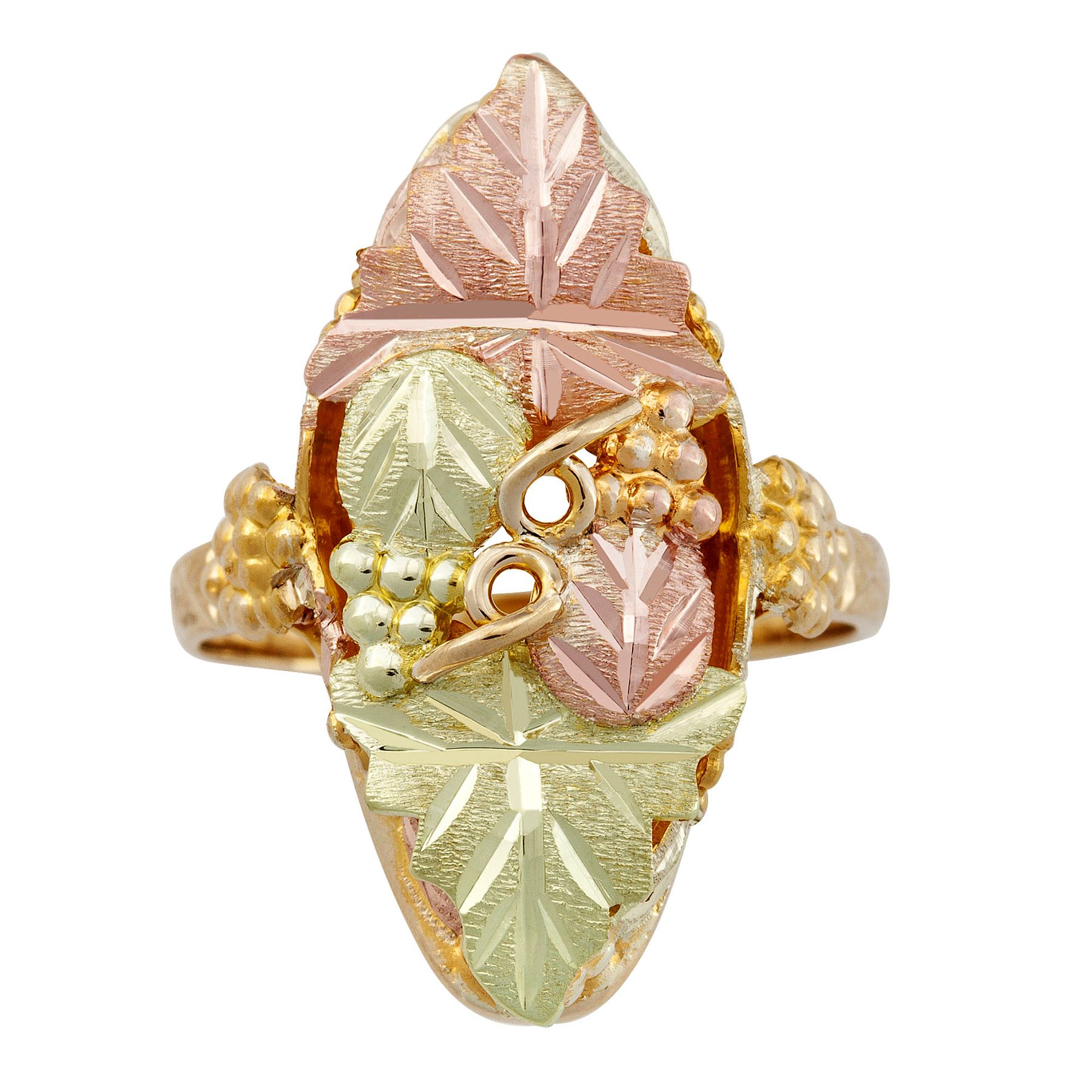 Ladies Black Hills Gold Right Hand Pointer Ring - G LC202